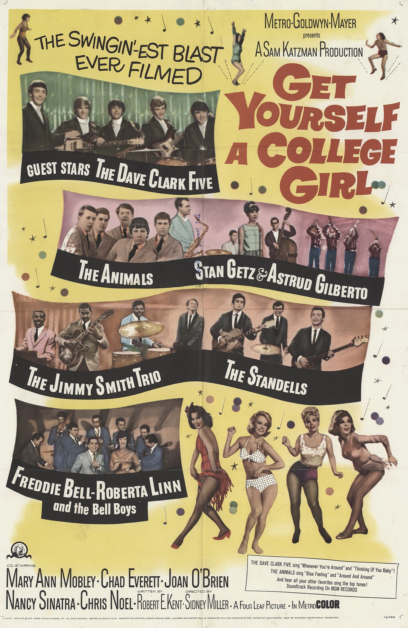 Musical Monday: Get Yourself a College Girl (1964) | Comet Over Hollywood